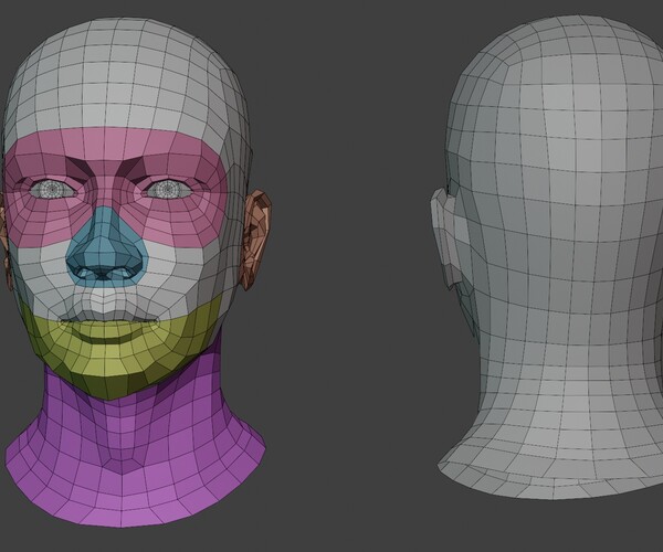 ArtStation - Male Head Base V3 | Resources