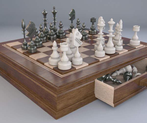 ArtStation - Chess Set | Game Assets