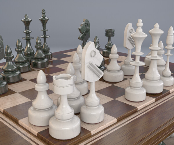 ArtStation - Chess Set | Game Assets