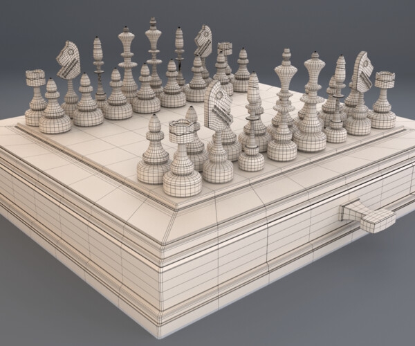 ArtStation - Chess Set | Game Assets