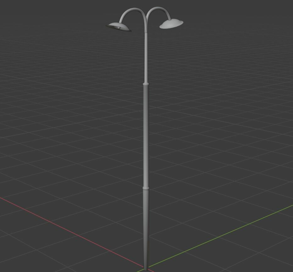 ArtStation - Streetlight 4 - 3D-Model | Game Assets