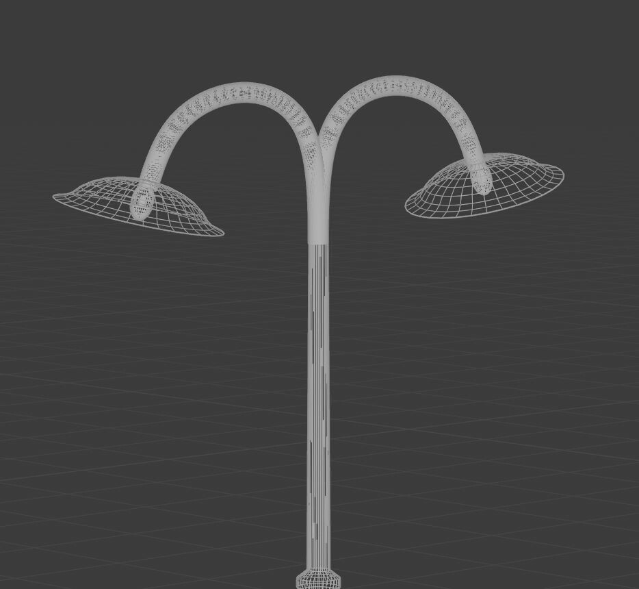 ArtStation - Streetlight 4 - 3D-Model | Game Assets