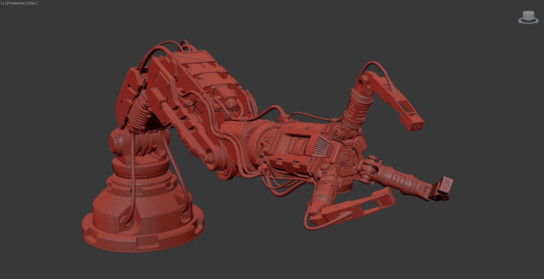 ArtStation - Robotic Arm 2 - Rigged - 3D Model | Resources
