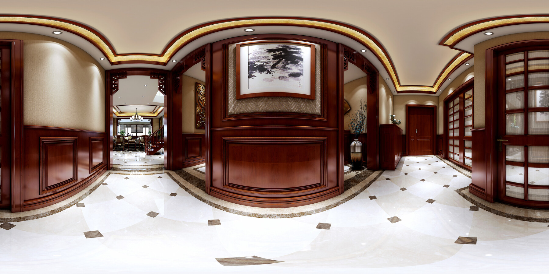 ArtStation - Panorama family corridor | Resources