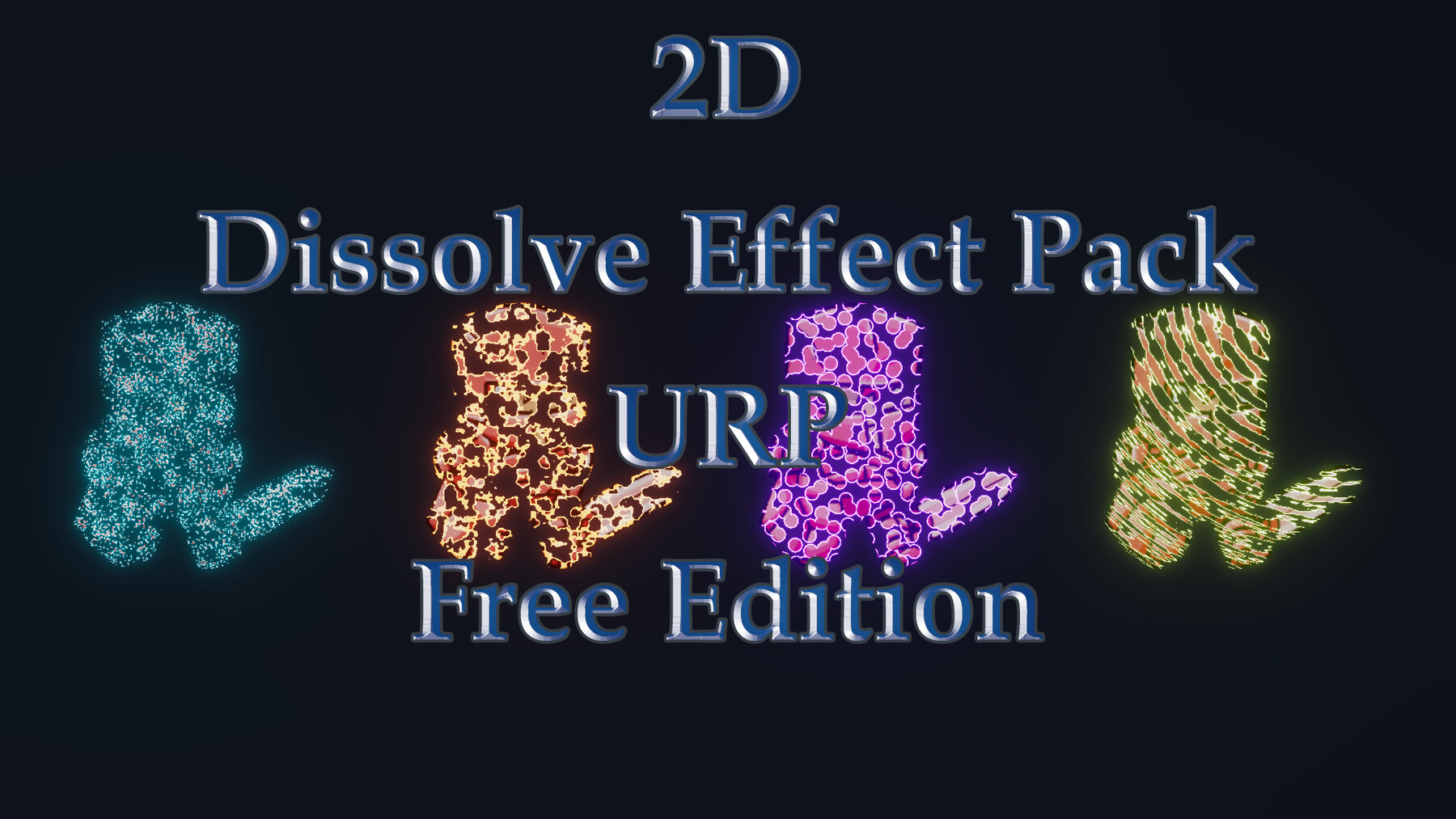 ArtStation - 2D Dissolve Effect Pack Free Edition For The Universal ...