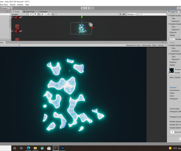 ArtStation - 2D Dissolve Effect Pack For The Universal Render Pipeline | Game Assets