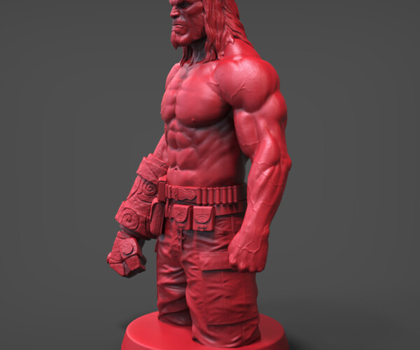 ArtStation - Hellboy 3D Print | Resources
