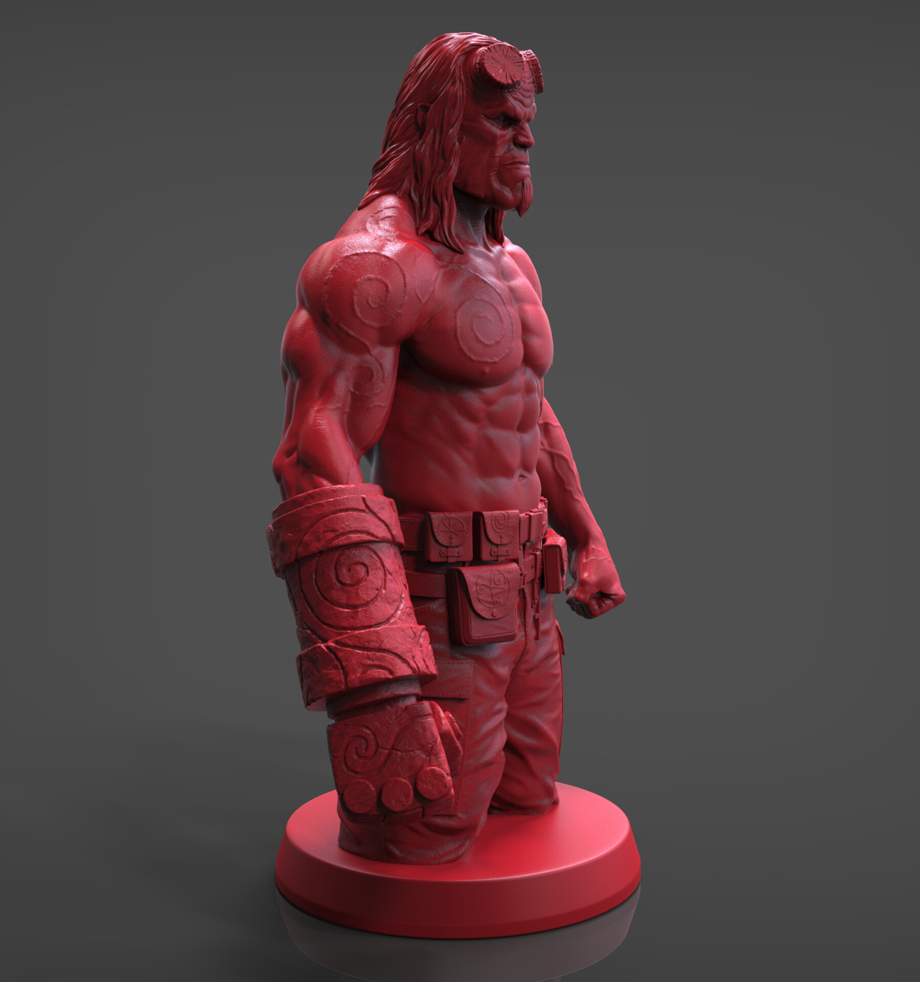 ArtStation - Hellboy 3D Print | Resources