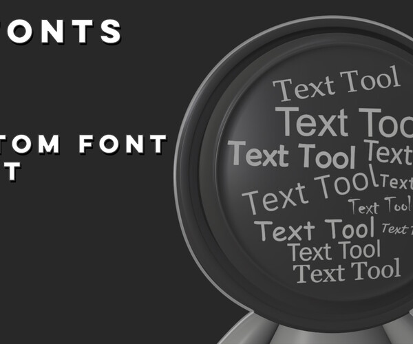 ArtStation - The Ultimate Text Tool - Substance Painter | Brushes