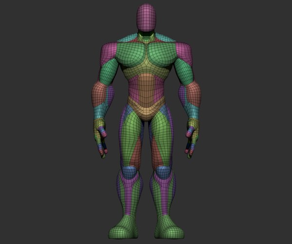 ArtStation - Bulky Stylized Base Mesh | Resources