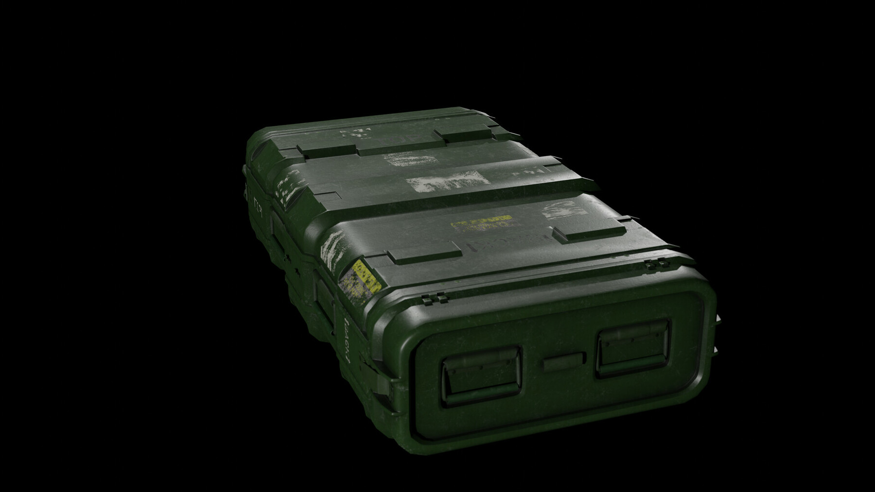 ArtStation - Military transport case Low-poly 3D model + Substance ...