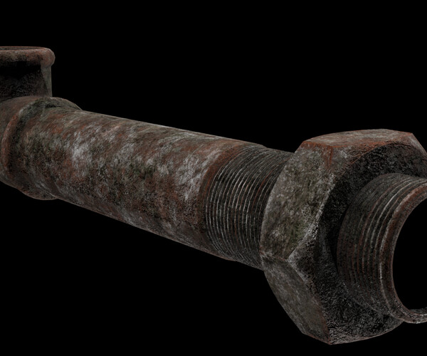 ArtStation - Rusty pipe PBR | Game Assets
