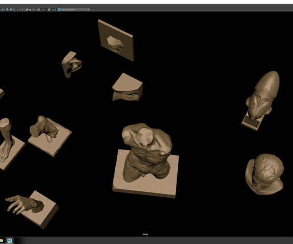 ArtStation - fine art plaster statue | Resources