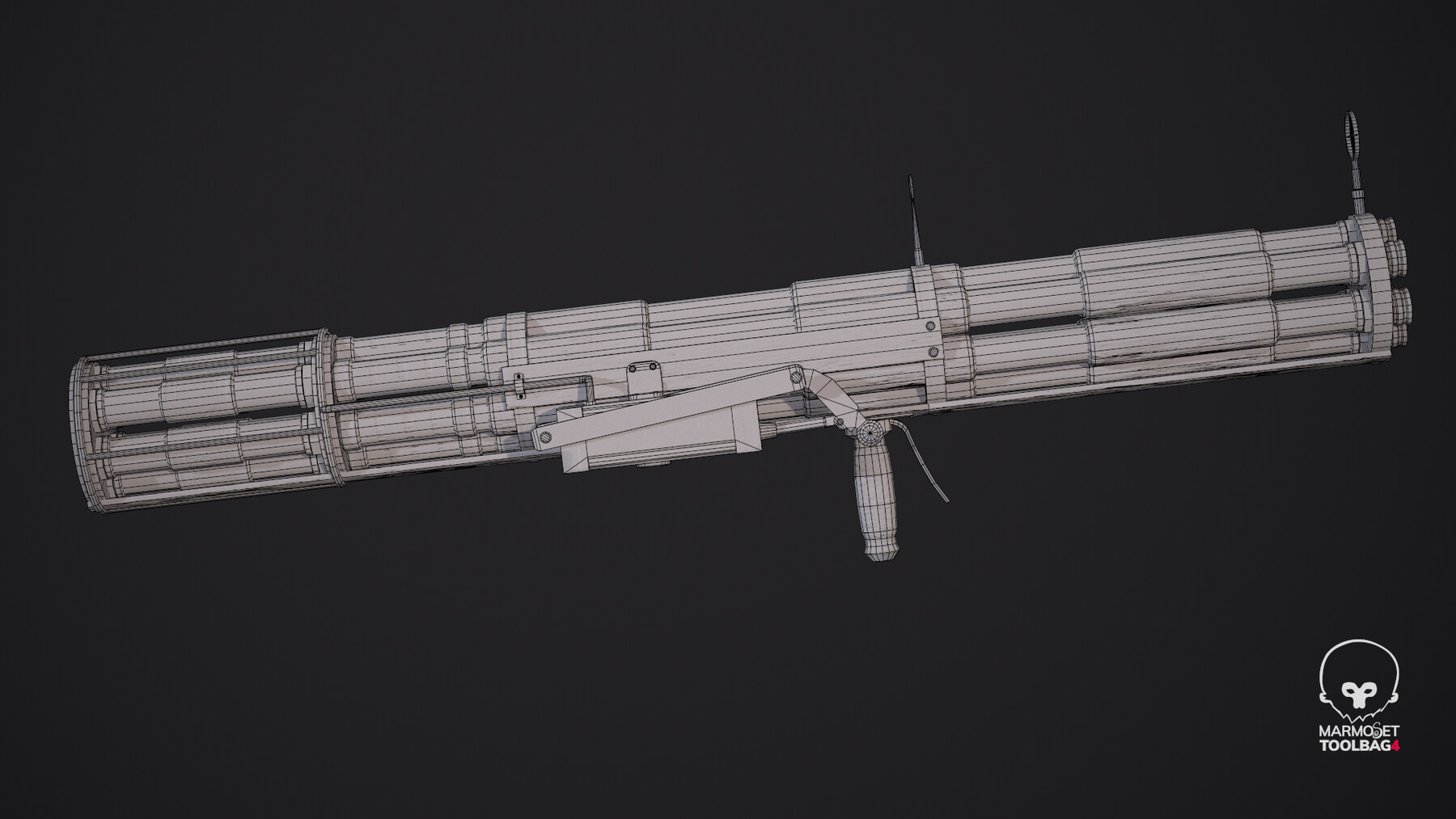 ArtStation - Steampunk Rocket Launcher PBR Low-Poly Game Ready Low-poly ...