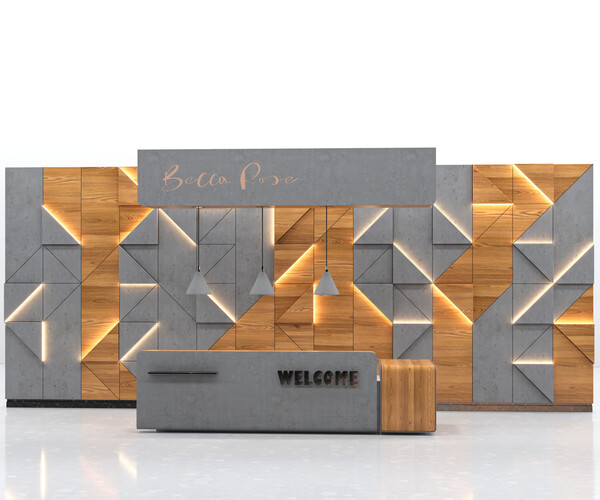 ArtStation - reception desk | Resources