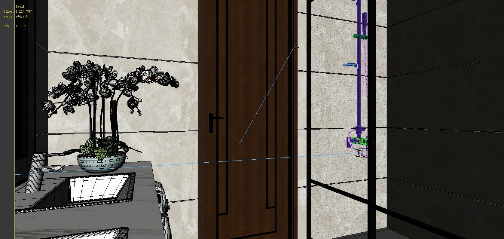 ArtStation - mic neo-classical style bathroom toilet space 02 | Resources