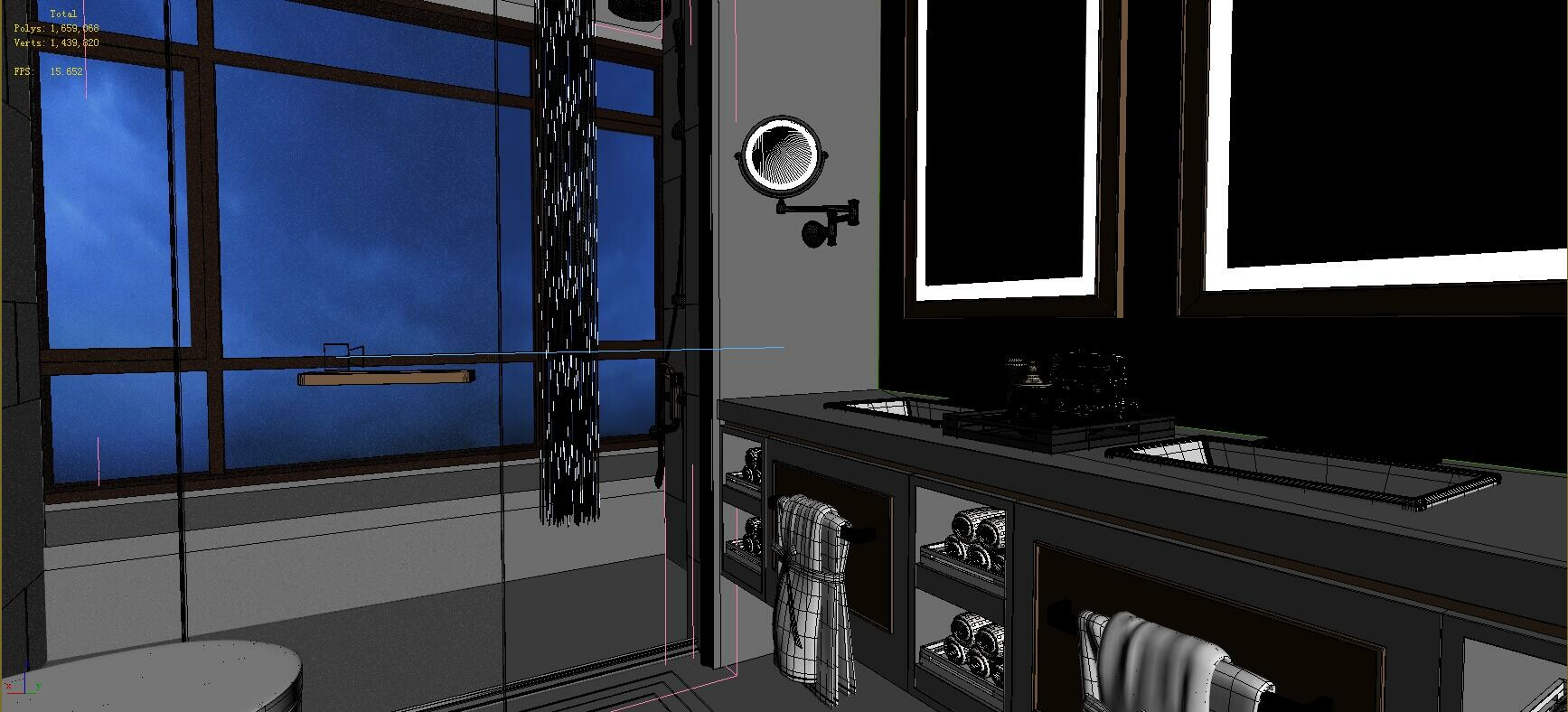 ArtStation - mic neo-classical style bathroom toilet space 03 | Resources