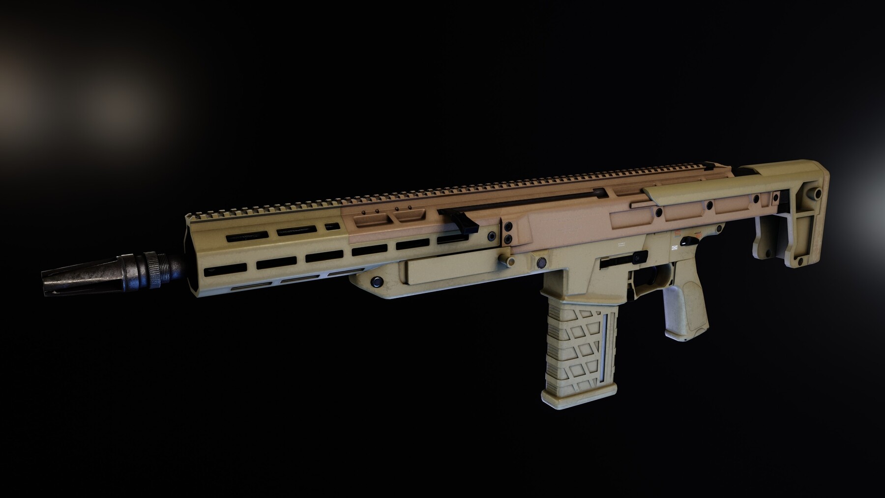 ArtStation - Textron NGSW-R assault rifle | Game Assets