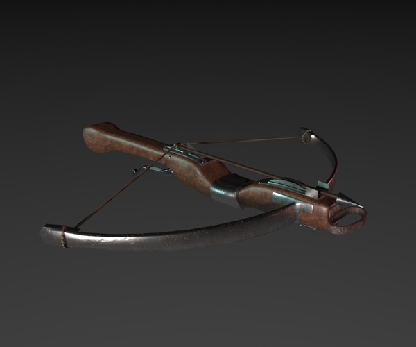 ArtStation - Crossbow gameready 3D model | Resources