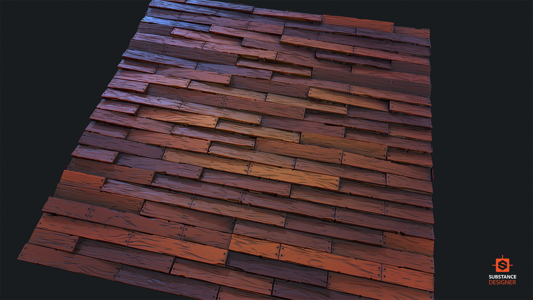 ArtStation - Stylized Wood Material | Game Assets