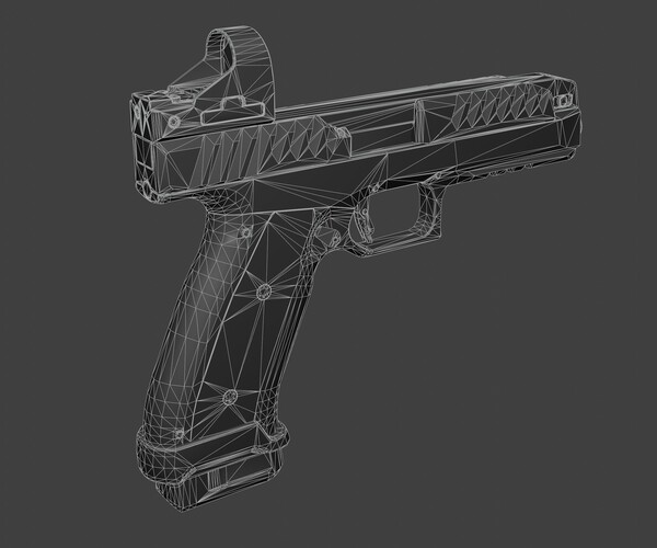 ArtStation - Laugo Alien Pistol | Game Assets