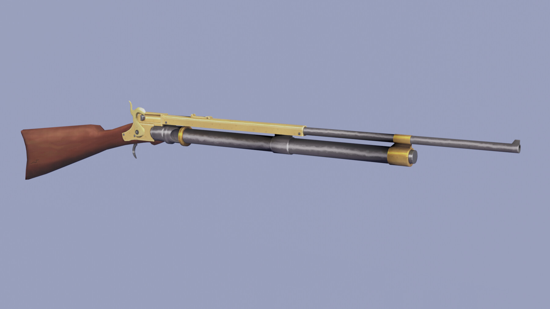 ArtStation - Steampunk Weapon Musket | Game Assets