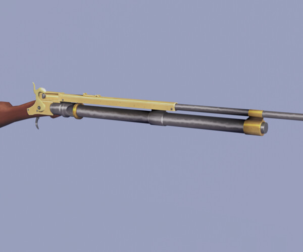 ArtStation - Steampunk Weapon Musket | Game Assets