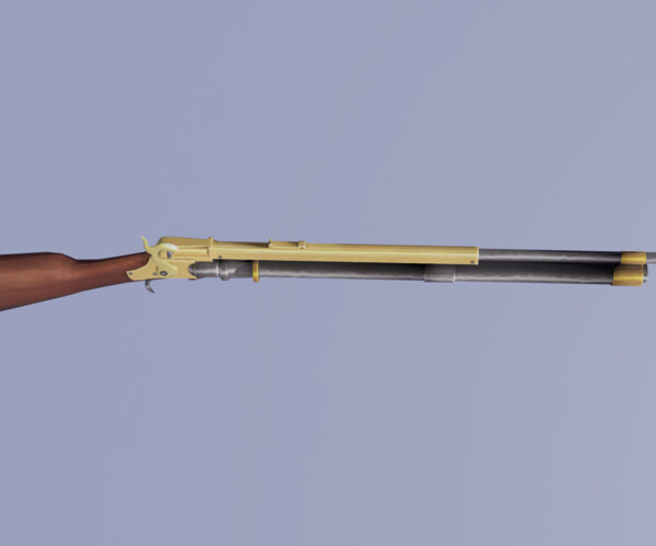 ArtStation - Steampunk Weapon Musket | Game Assets