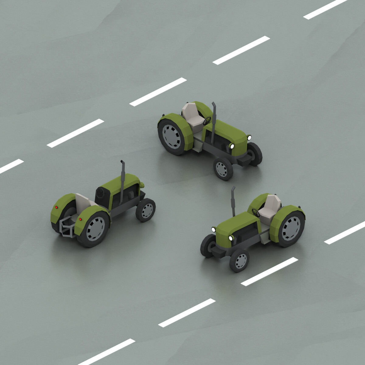 ArtStation - Stylized lowpoly vehicle pack with interior Low-poly ...
