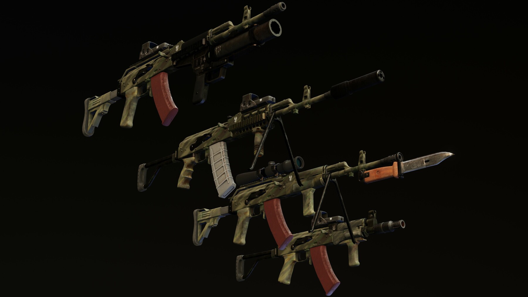 ArtStation - Polish FB Beryl rifle pack | Game Assets