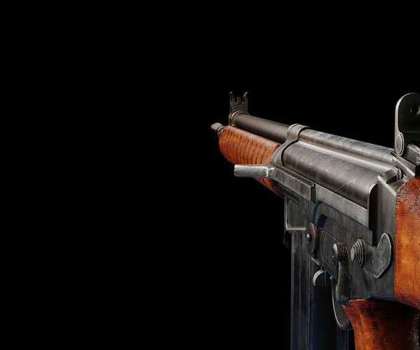 ArtStation - Prototype of FN Fal in 280 cartridge | Game Assets