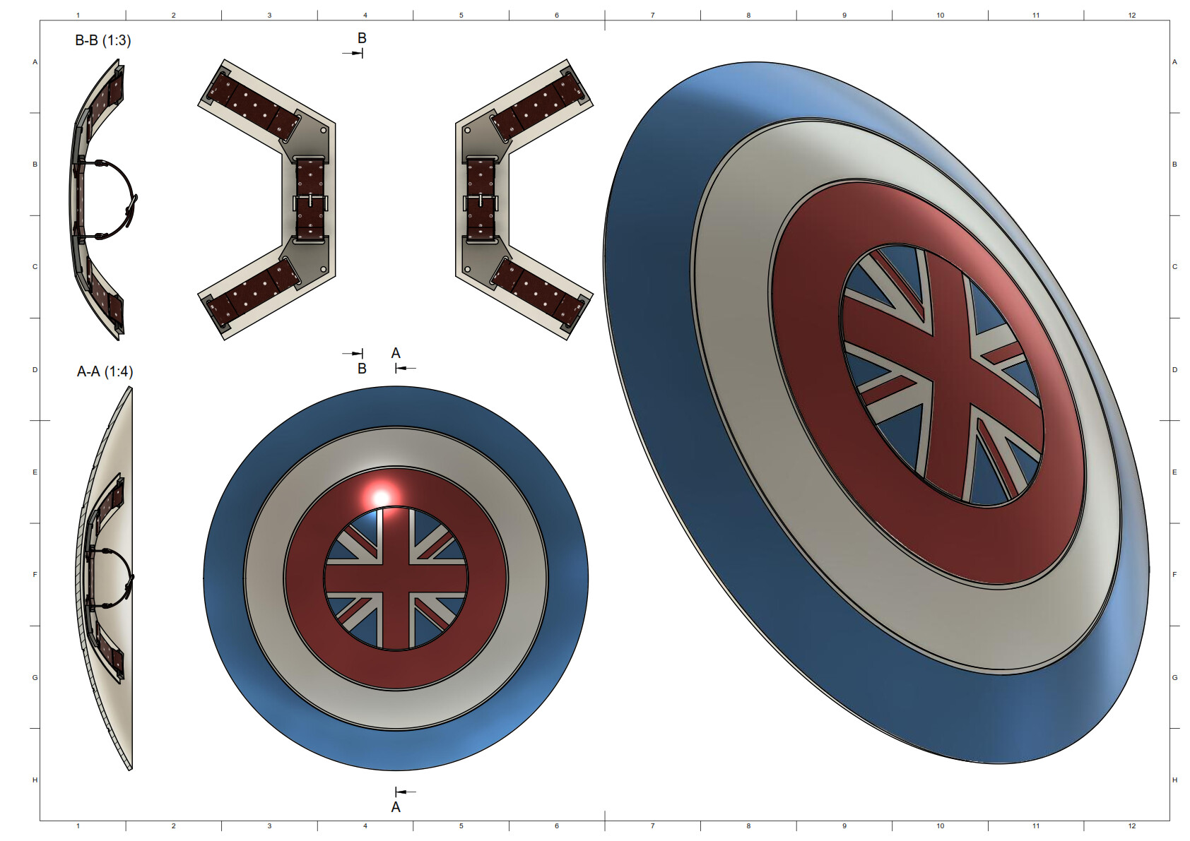 ArtStation - CAPITAN CARTER SHIELD | Game Assets