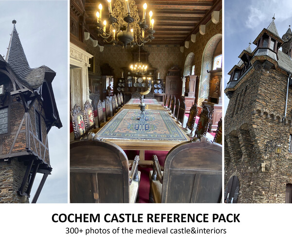 ArtStation - Cochem castle references | Resources