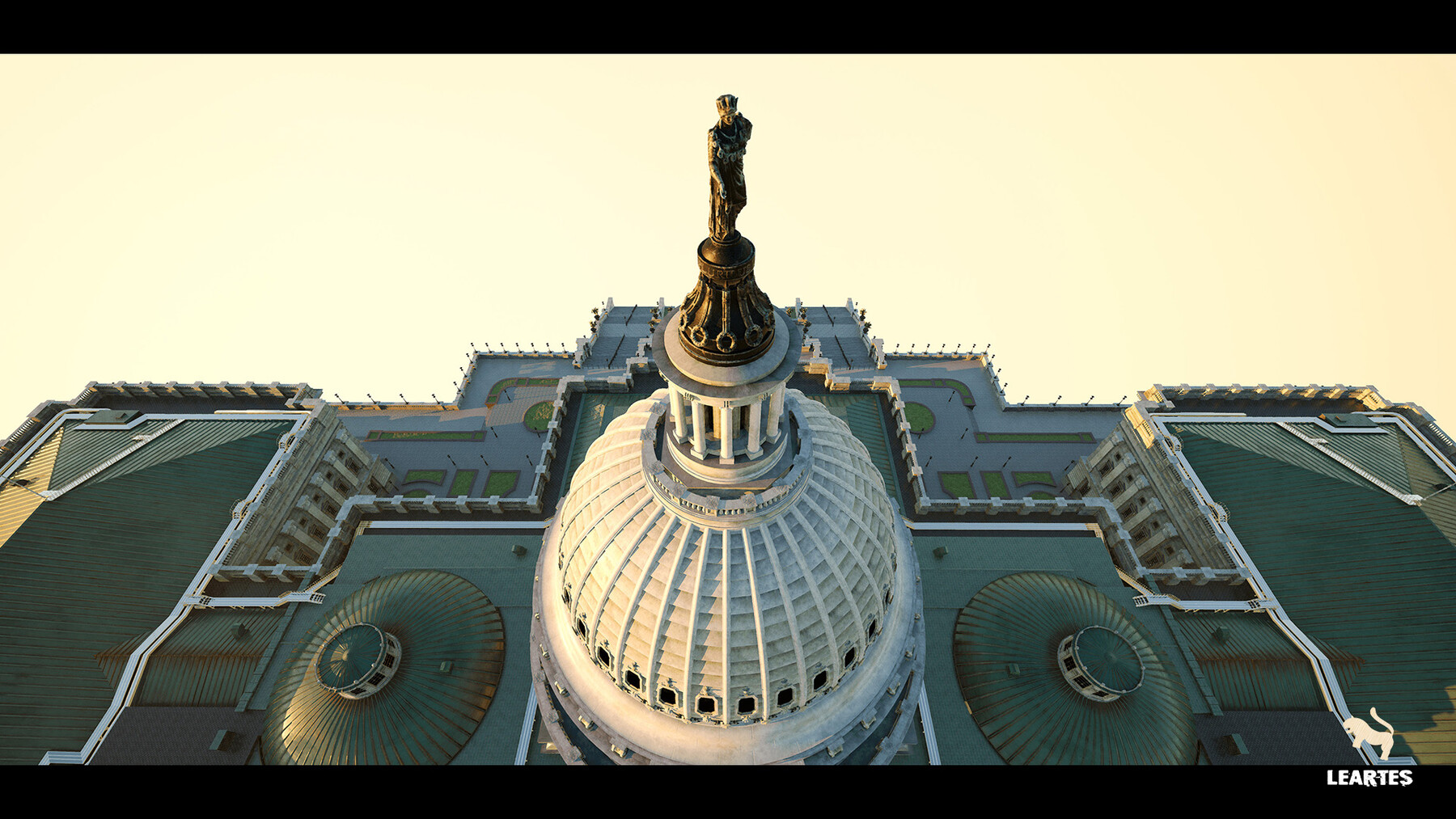 ArtStation - US Capitol Exterior Environment | Game Assets