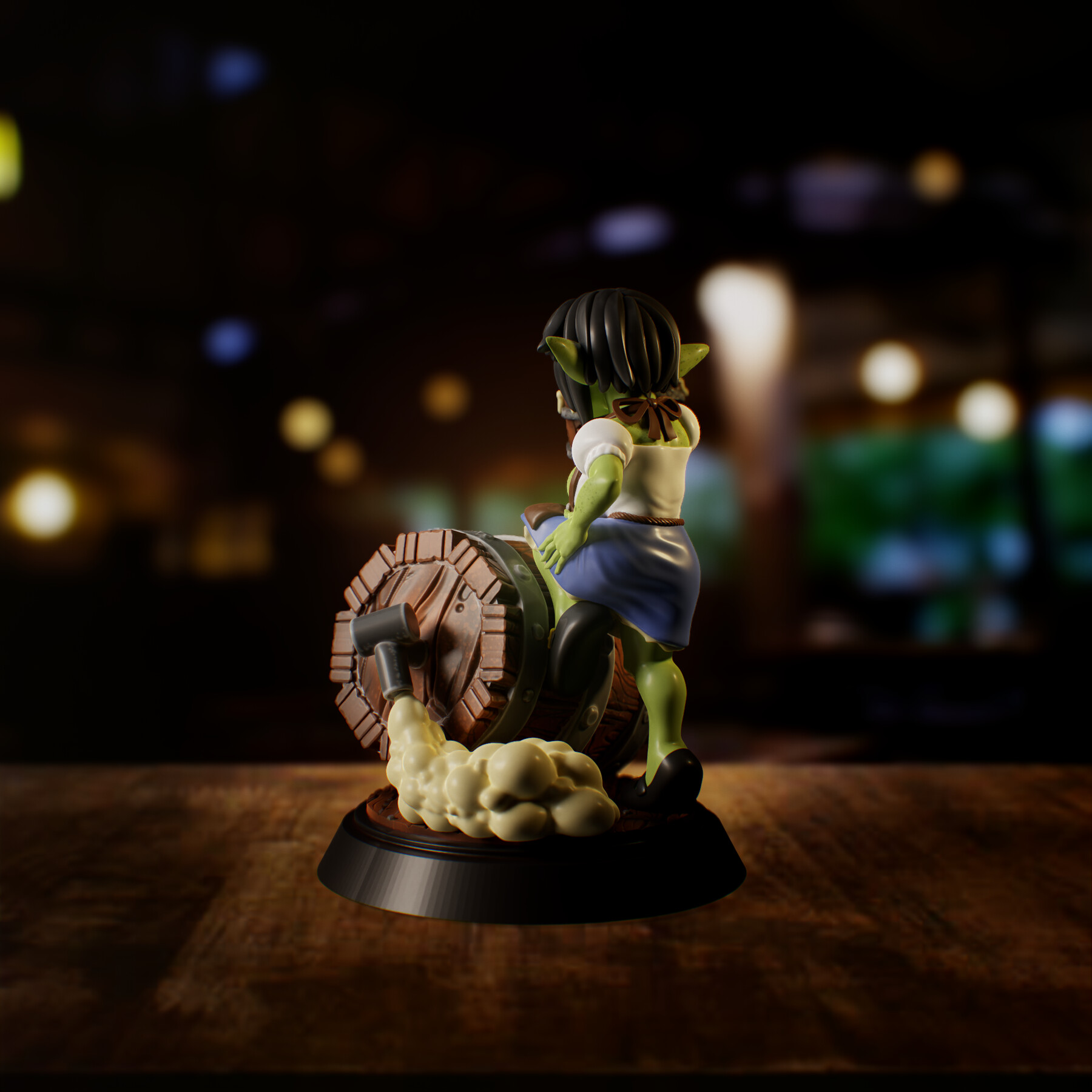ArtStation - Goblin Bar Maid Miniature | Resources