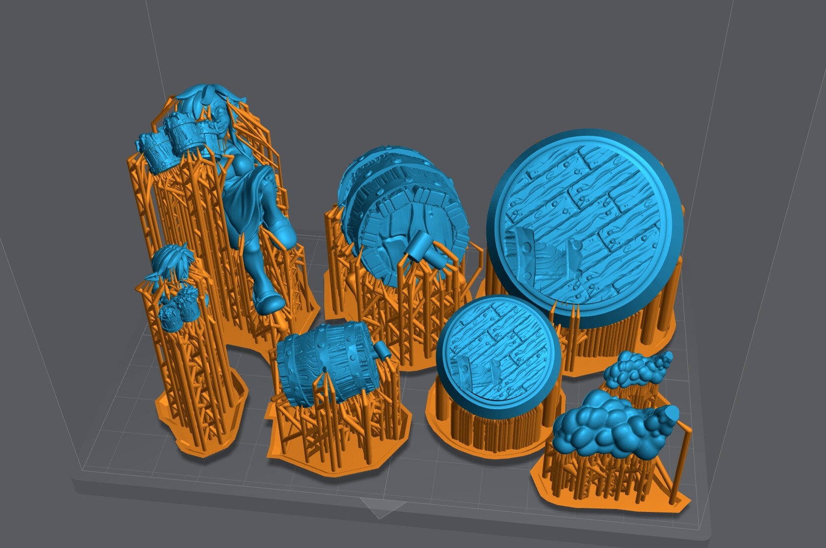 ArtStation - Goblin Bar Maid Miniature | Resources