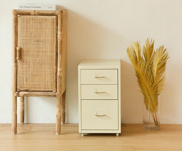 ArtStation - 3 tier iron drawer cabinet | Resources