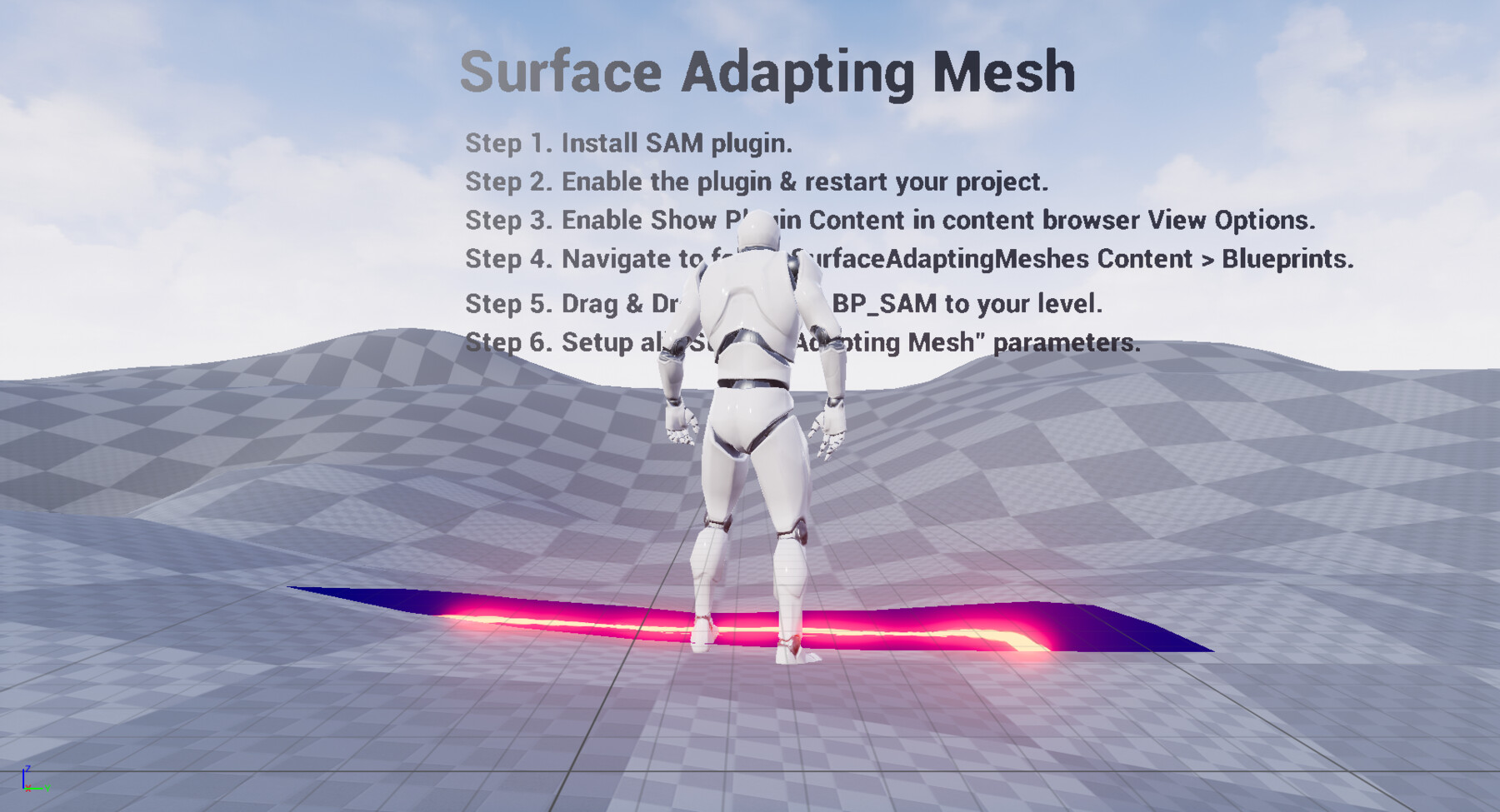 ArtStation - Surface Adapting Custom Mesh Plugin | Resources