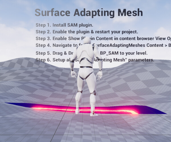 ArtStation - Surface Adapting Custom Mesh Plugin | Resources