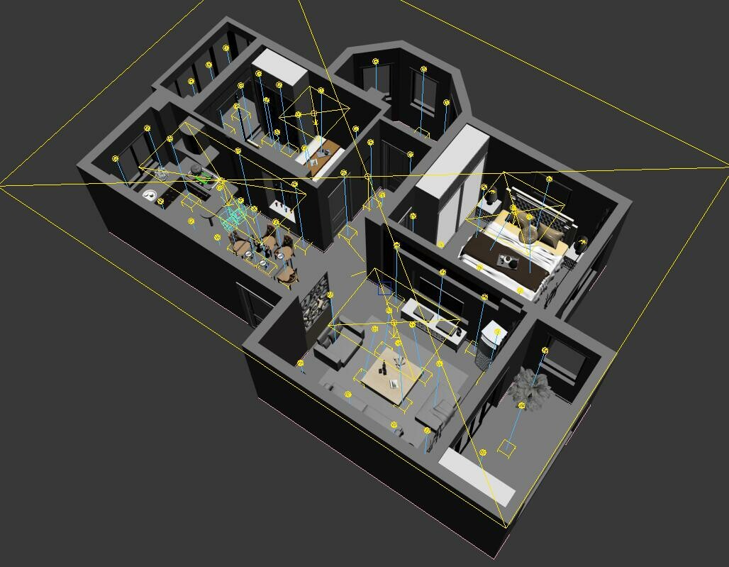 ArtStation - Single Apartment - Aerial View 05 | Resources