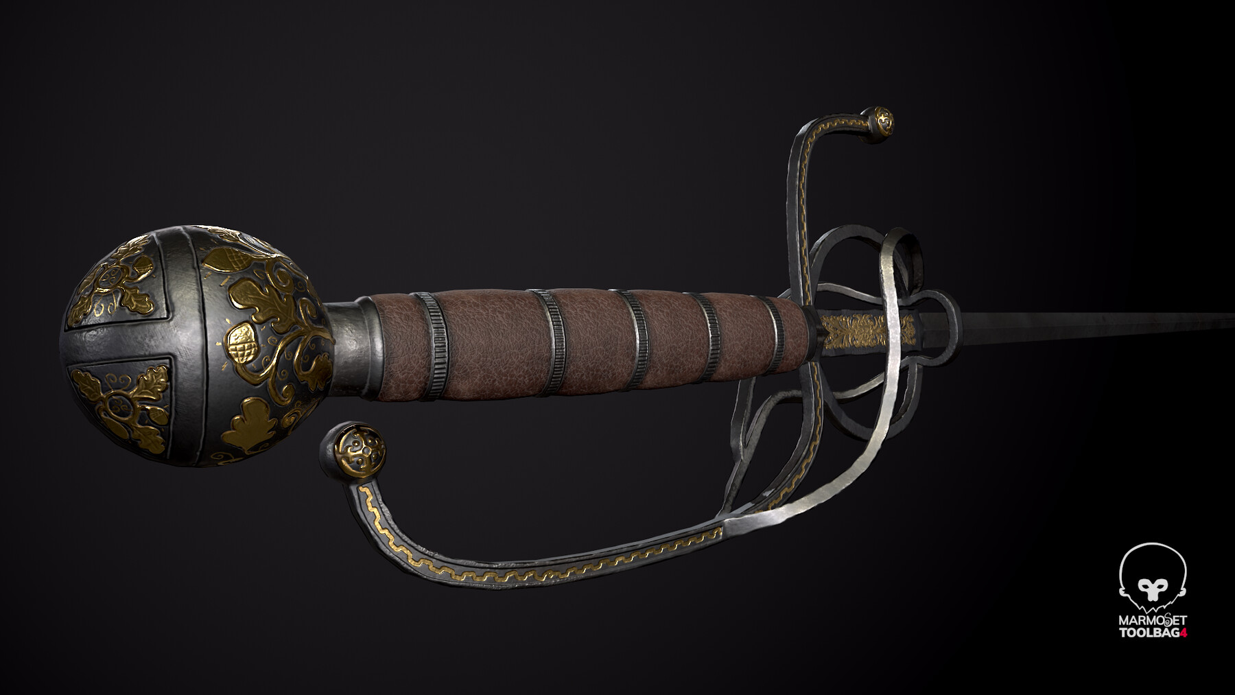 ArtStation - Rapier PBR Low-Poly Game Ready | Game Assets