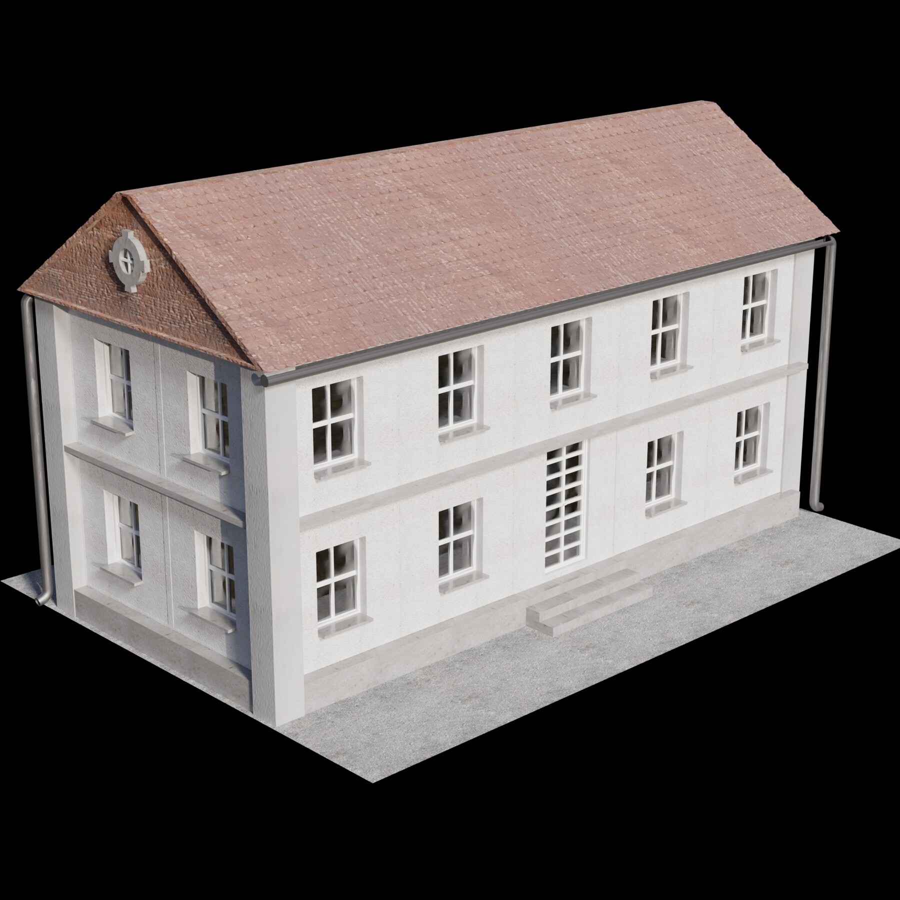ArtStation - German House 1 - 3D-Model | Game Assets