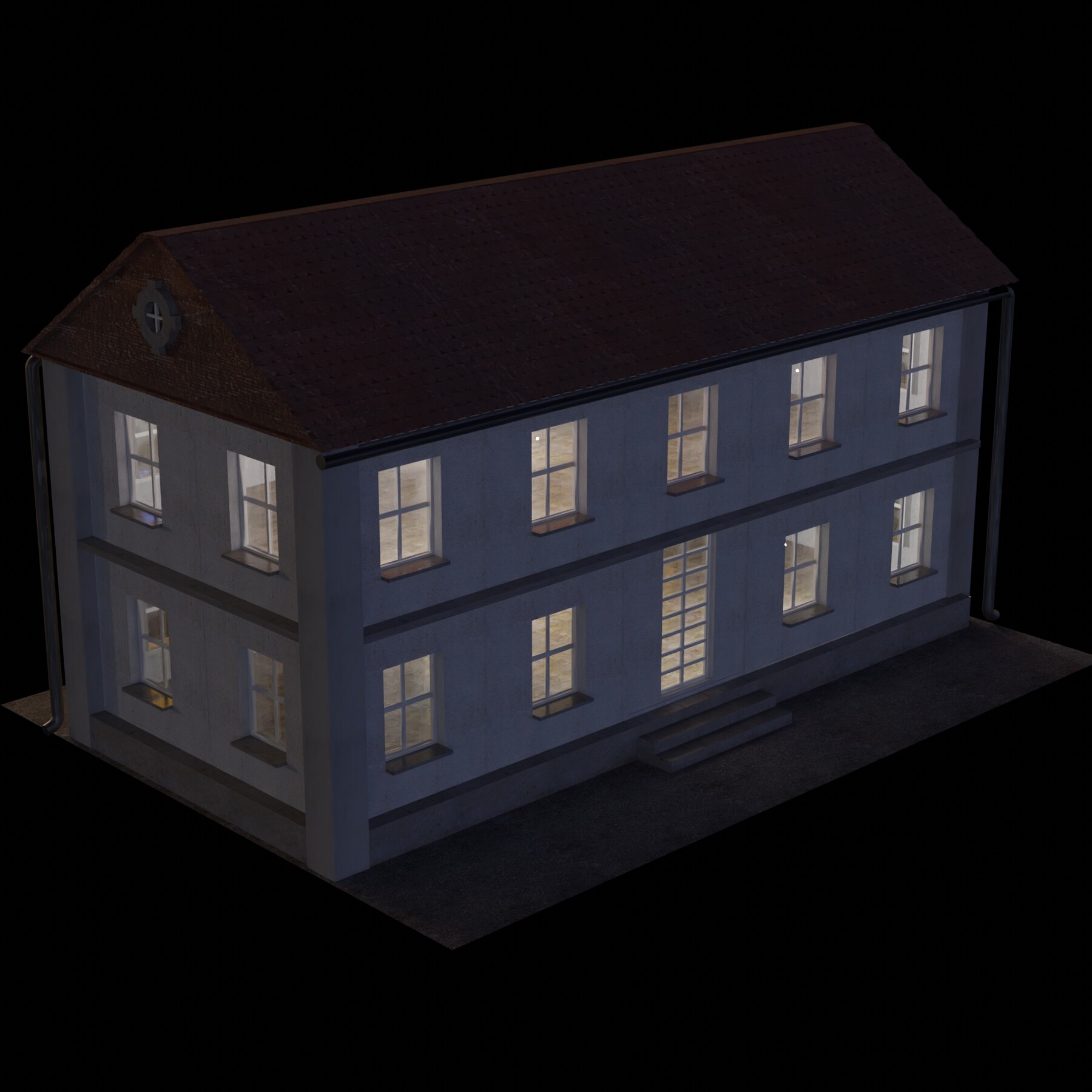 ArtStation - German House 1 - 3D-Model | Game Assets
