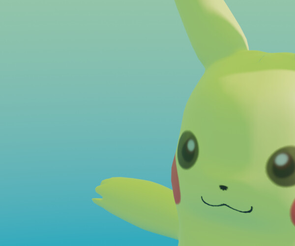 ArtStation - Low Poly Pikachu | Game Assets