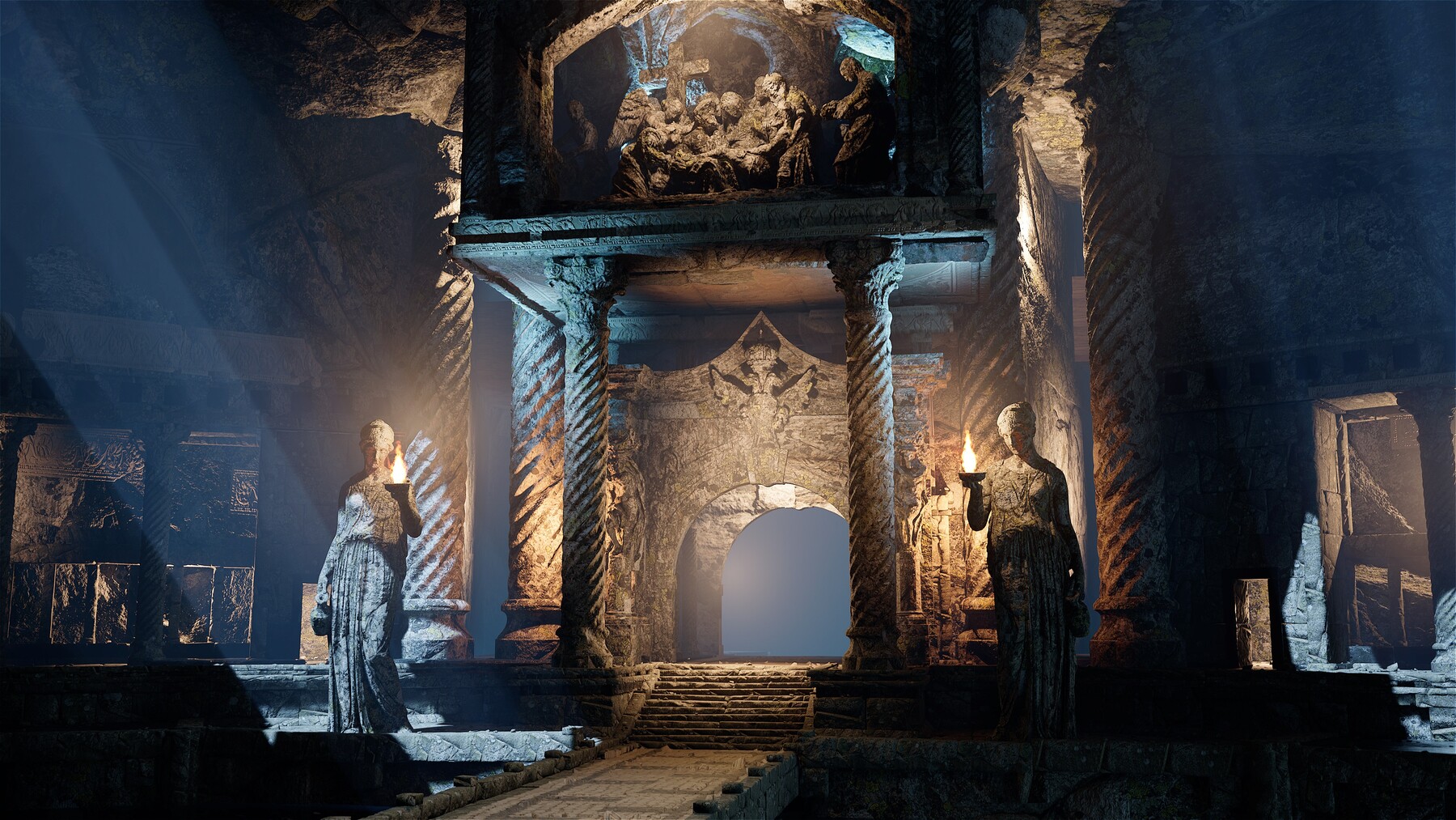 ArtStation - Roman temple (Unreal environment) | Game Assets