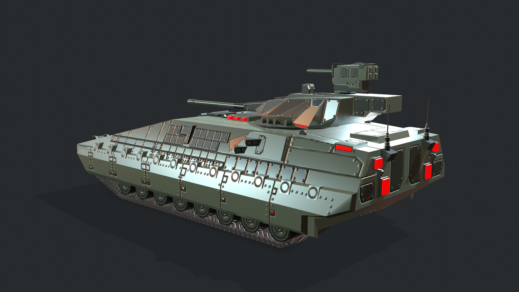 ArtStation - Armored Tank IFV | Game Assets