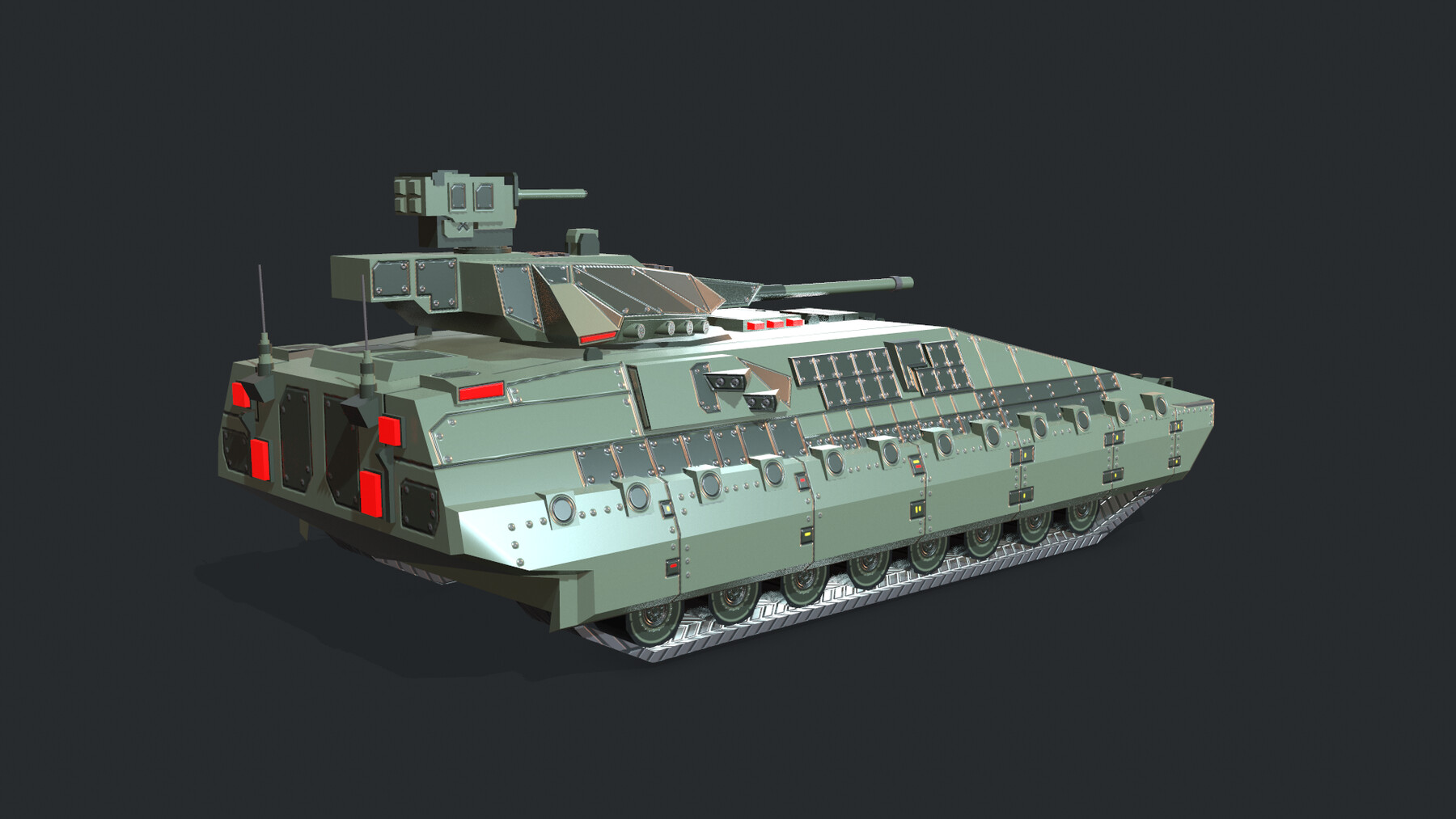 ArtStation - Armored Tank IFV | Game Assets