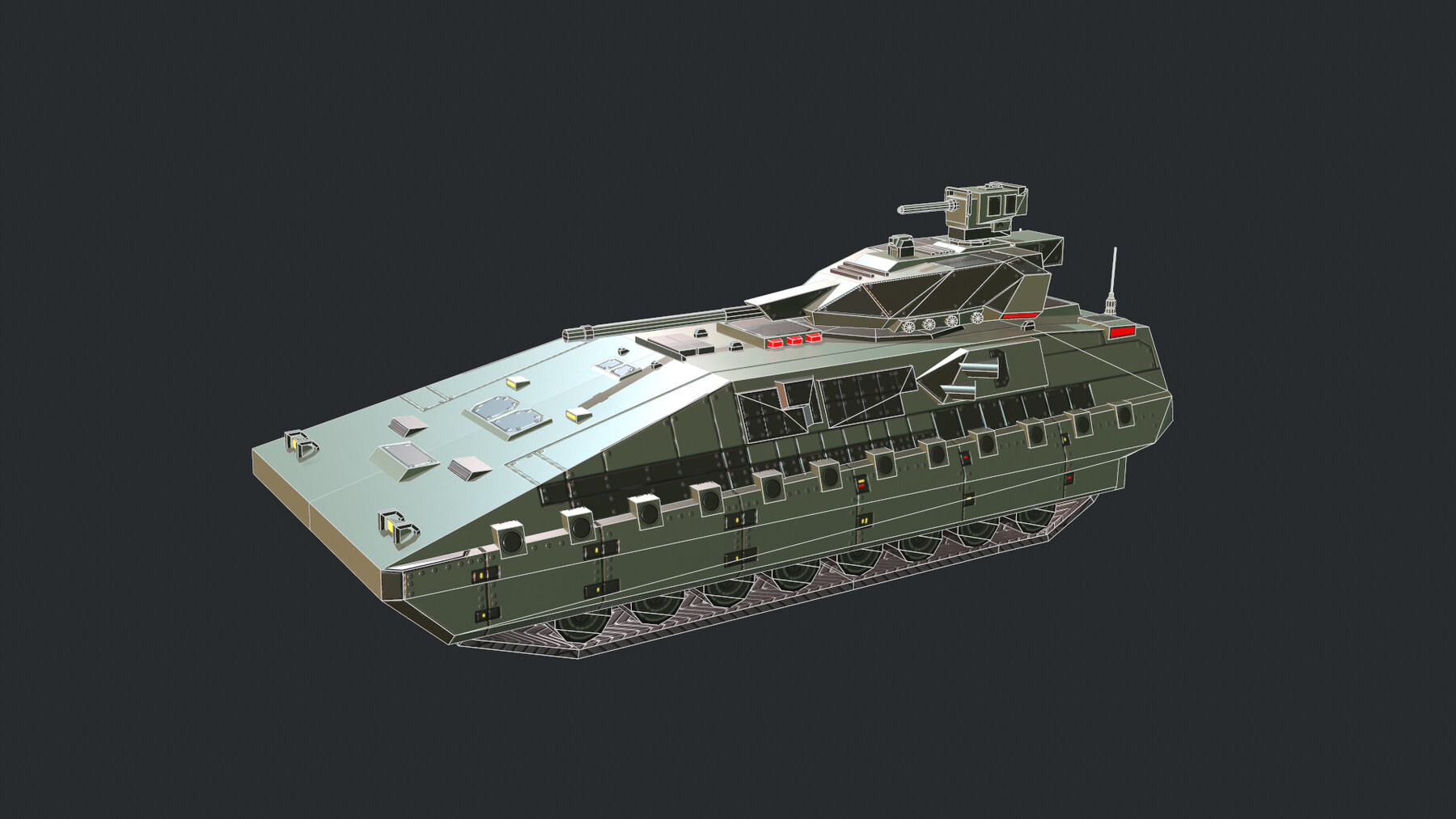ArtStation - Armored Tank IFV | Game Assets