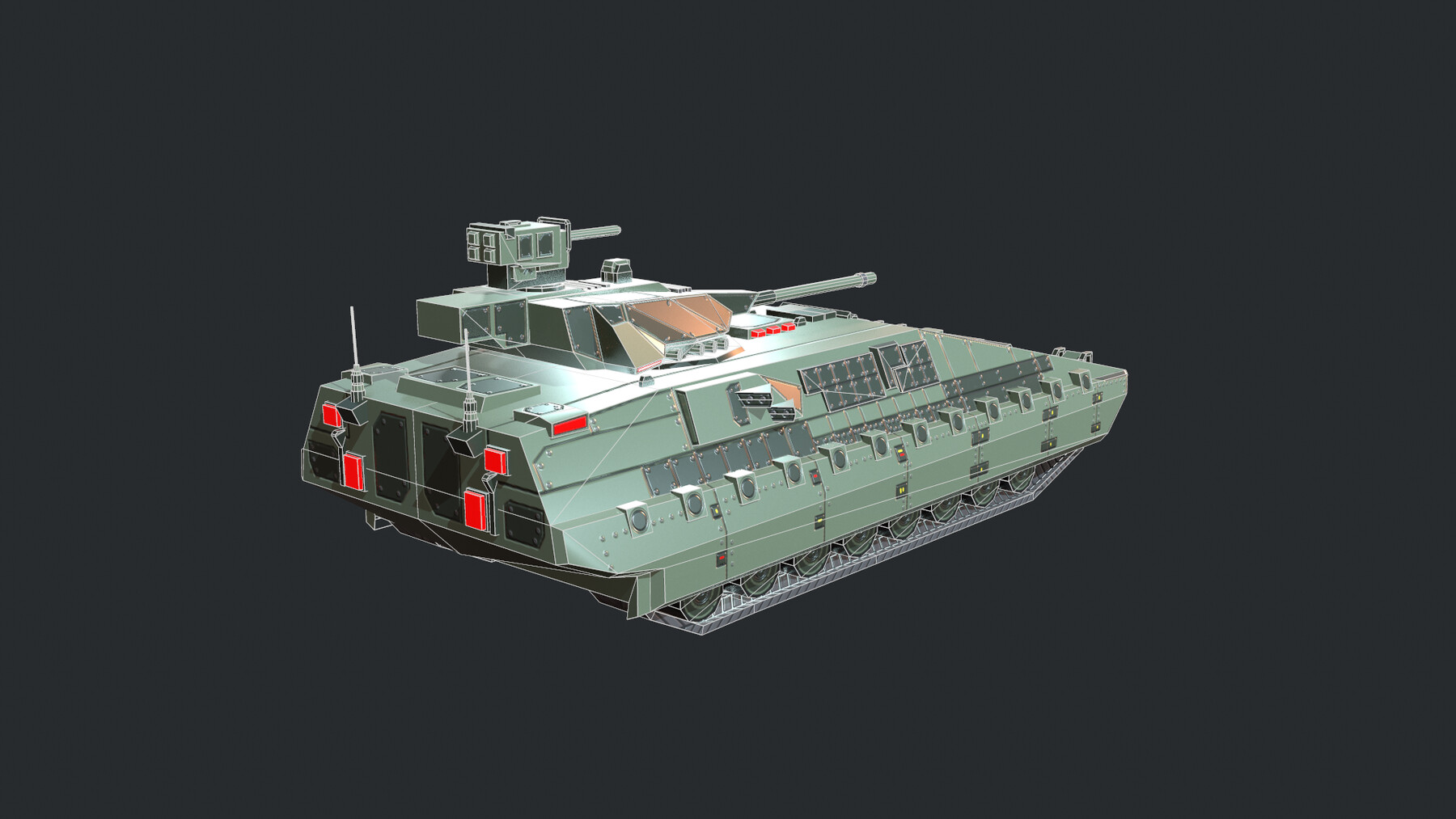 ArtStation - Armored Tank IFV | Game Assets