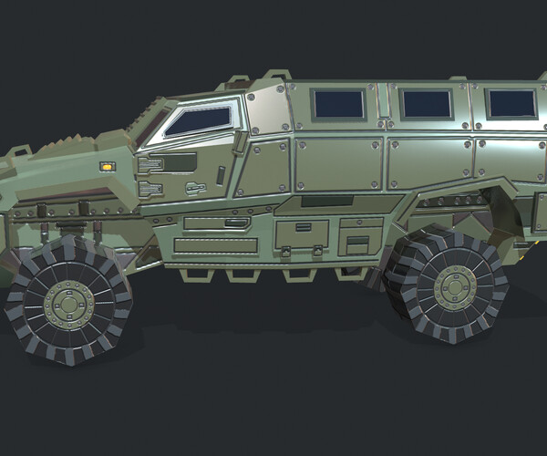 ArtStation - MRAP Armored Vehicle | Game Assets